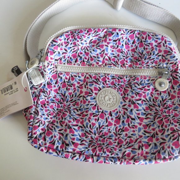 Kipling | Bags | Kipling Keefe Floral Design Shoulder Crossbody Bag Nwt ...